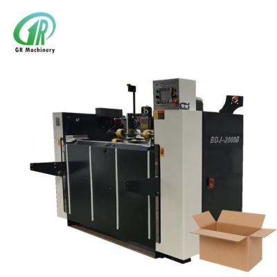 China Semi Auto Corrugated Carton Box Stitching Machine Equipment Double Servo Motor for sale
