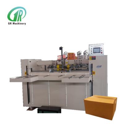 China Semi Automatic Cardboard Carton Box Stitching Machine 3 ply for sale