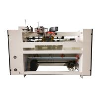 China Durable Semi Automatic 3 Ply Carton Box Stitching Machine with Double Servo Motor Corrugated Box Stitcher for sale