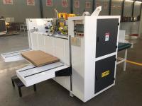 China Durable Double Servo Motor Control Semi Automatic Carton Box Stitching Machine 600 Nail/min Corrugated Box Stitcher for sale