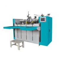 China Semi-Automatic Carton Box Stitching Machine with Double Servo Motor for Single Double Reinforced Nail Corrugated Box Stitcher for sale