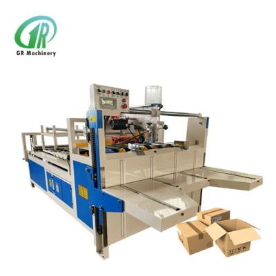 China Semi Automatic Folder Gluer 400mm Min.Size 2mm Min.Thickness 0.6Mpa Max.Gluing Pressure for sale