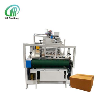 China Semi Automatic Gluer Min Paper Thickness 2mm Min Gluing Length 150mm for sale