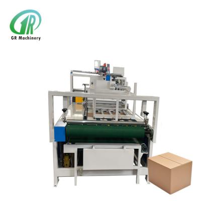 China PLC Semi Automatic Folder Gluer 2mm Min Paper Thickness for sale