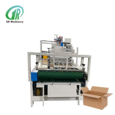 China 340mm Min Paper Width Corrugated Carton Folder Gluer Machine for sale