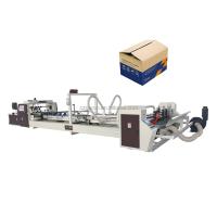 China Corrugated Cardboard Box Forming Automatic Carton Folding Gluing Machine High Precision for sale