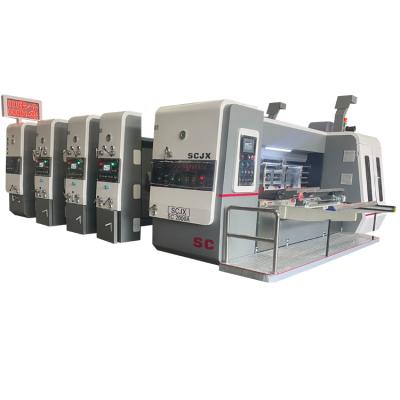 China 1-6 Colors Corrugated Carton Flexo Printing Machine Plate Cylinder Diameter φ300-φ530mm for sale