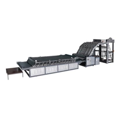 China Corrugated Cardboard Gluing Flute Laminating Machine 8mm Max Feeding Thickness for sale