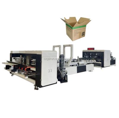 China High Speed Automatic Corrugated Box Folder Gluer Machine Advanced Design for sale