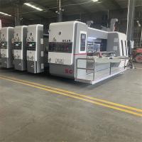 China Corrugated Carton Box Flexo Printing Slotting Rotary Die Cutting Stacker Machine for sale