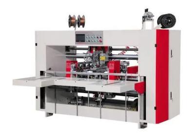 China Semi Automatic Carton Box Stitching Machine For Corrugated Paper Box Stapling for sale