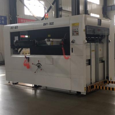 China BMY-1500 Semi-Automatic Corrugated Carton Die Cutting And Creasing Machine for sale