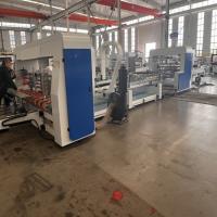 China Fully Computer Control Automatic Double Scorer Corrugated Paperboard Folder Gluer PP Box for sale