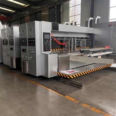 China Printing Corrugated Slotter Pizza Box Machine with 1-6 Colors Printing for sale