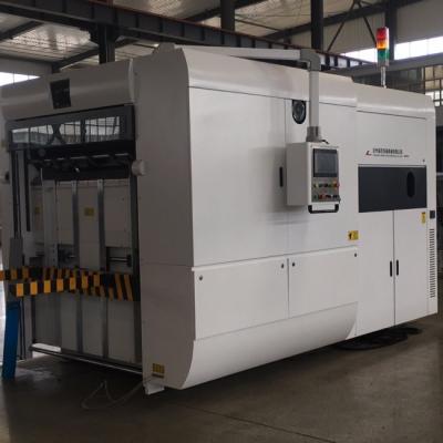 China Heavy Duty 14.5~15.5T Corrugated Cardboard Die Cutting Machine With 980mm Cutting for sale