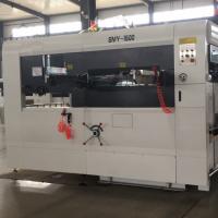 China Precision PLC Controlled White/Gray Corrugated Cardboard Die Cutter Machine for sale