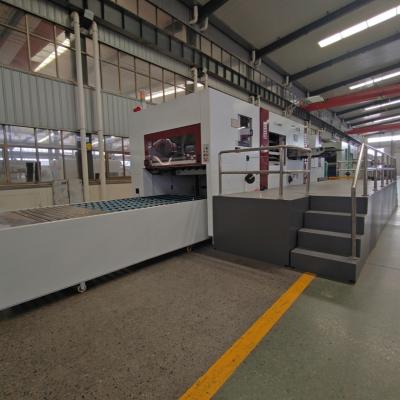 China 1300mm Precision Auto Die Cutting Machine for Corrugated Cardboard Cutting for sale