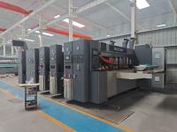 China High Speed Automatic Carton Flexo Printing Slotting Die Cutting Machine for sale