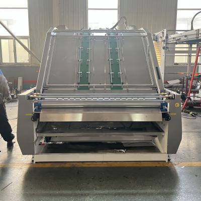 China Surface Paper 250 To 450 Grams Per Square Meter 3 Ply Semi Automatic Film Laminator Machine Film Lamination Machine for sale