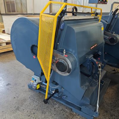 China Four Insurance Parts Corrugated Carton Die Cutting Machine With Speed 20±2 Strokesmin And Continuous Pressing Cutting Time-delay Model for sale