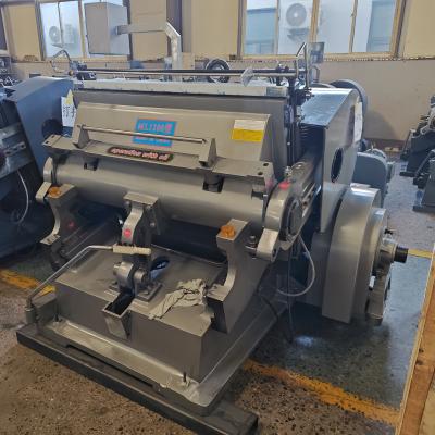 China Stainless Steel Corrugated Carton Die Cutting Machine Featuring Electric Oil Supplying Method Hengshui Motor Ideal For Carton Production for sale