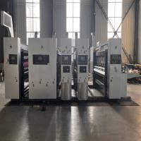China Corrugated Carton Flexographic Printing Machine Double Slotter Rotary Die Cutter for sale