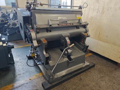China ML1200 Heavy Duty Manual Corrugated Carton Die Cutting Machine 20 pcs/min 1200 * 830 mm for sale