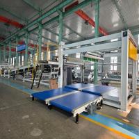 China Floating Type Pressure Plate Corrugated Cardboard Production Line Including Temperature Requirements 160C To 180C and 2 Pieces Proportioning Valve for sale