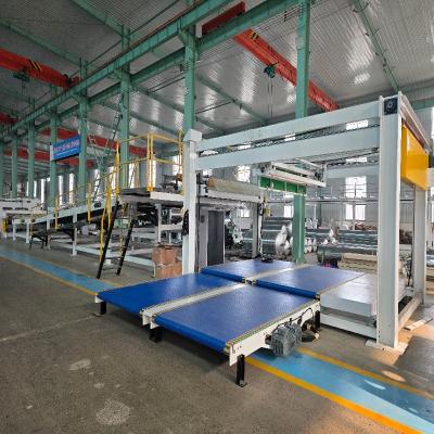 China Floating Type Pressure Plate Corrugated Cardboard Production Line Including Temperature Requirements 160C To 180C and 2 Pieces Proportioning Valve for sale