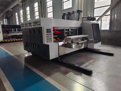 China GYM-920 Automatic Lead Edge Feeding Flexo Printing Rotary Slotting Machine with 100-130m/min Speed and 7-inch Color Touch Screen for sale