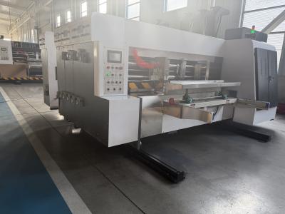 China Durable Components and Stable Frame Structure Corrugated Carton Flexo Printing Machine with 100-130pcs/min Speed for sale
