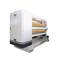 China Precision  ±1mm Double NC Cutter Corrugated Cardboard Production Line Computer Control Helical Cross Cutter And PLC Control System for sale