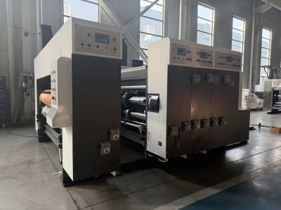 China Automatic Lead Edge Feeding Corrugated Carton Flexo Printing Machine with 100-130m/min Speed for Precision Printing and Slotting for sale