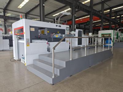 China Corrugated Carton Die Cutting Machine Equipped With Servo Actuator And Suction Feeder To Ensure Accurate Cardboard Positioning for sale