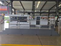 China Corrugated Carton Die Cutting Machine With Lead Edge Feeder And Automatic Creasing For Precise Cardboard Processing for sale