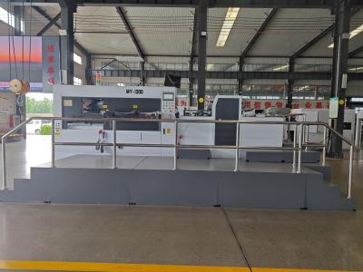 China Corrugated Carton Die Cutting Machine With Lead Edge Feeder And Automatic Creasing For Precise Cardboard Processing for sale