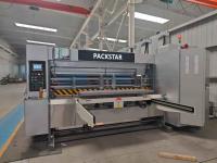 China Automatic Lead Edge Feeding Flexo Printing Slotting Machine with 100-130m/min Speed and 7-inch Color Touch Screen HMI for sale