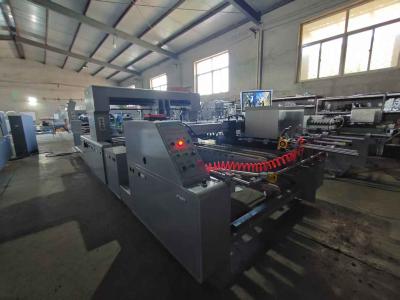 China PT-A1250 Fully Automatic Double-correction Model Box Folding Gluing Machine with 0-300m/min Speed for sale