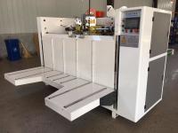 China Durable Double Servo Motor Control Semi Automatic Carton Box Stitching Machine 600 Nail/min Corrugated Box Stitcher for sale