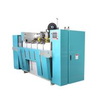 China Hand Feeding Semi-Automatic Carton Box Stitching Machine with Double Servo Motor Corrugated Box Stitcher for sale