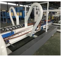 China OMRON PLC Control Carton Box Stitching Machine with Servo Motor Drive and 800 Nails Per Minute Corrugated Box Stitcher for sale