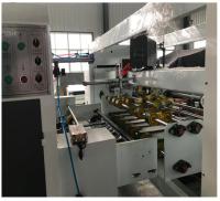China OMRON PLC Control Carton Box Stitching Machine with Servo Motor Drive and 800 Nails Per Minute Corrugated Box Stitcher for sale