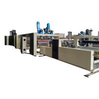China High Speed Rotary Flexo Folder Gluer Slotter Inline With Die Cutter for sale