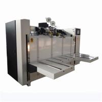 China 400 Pieces Per Minute Double Servo Motor Semi-Automatic Carton Box Stitching Machine Corrugated Box Stitcher for sale