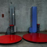 China Customizable Stainless Steel Pallet Stretch Wrapping Machines 1.3kw AC 220V 50Hz for sale