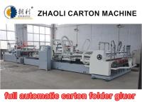 China Automatic Carton Folding Gluing Machine Accurate Suction And Feeding Paper for sale