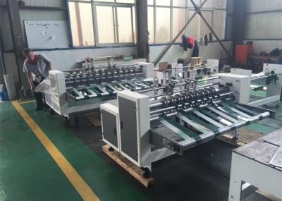 China Kick Feeder Auto Carton Partition Machine / Clapboard Slotting Machine for sale