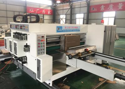 China small carton lead edge feeder flexo double color printer slotter machine for sale