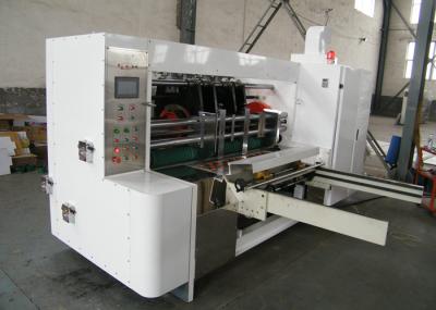 China Carton Slotting Creasing Corner Cutting Machine 120 - 150 Sheets / Min Working Speed for sale