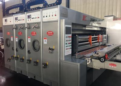 China Professional Corrugated Flexo Printing Machine / Printing Slotting Die Cutting Machine for sale